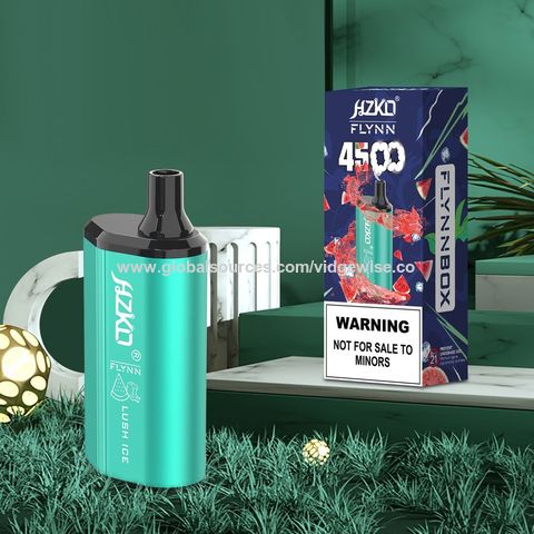 China Box Vapes 4500 Puffs Vape Pen HZKO Idol Flynn Disposable Vape E ...