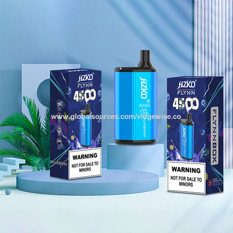 China Box Vapes 4500 Puffs Vape Pen HZKO Idol Flynn Disposable Vape E ...