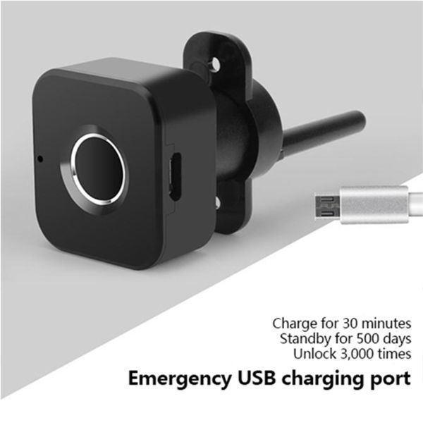 Smart lock indoor door drawer smart fingerprint outdoor cabinet zip ...