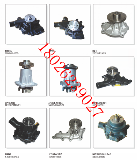 WATER PUMP OEM WH-G103 AW5077 12528917 12532528 12532526 12561392 ...
