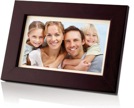 China Wooden electronic digital picture photo frame wall android art ...