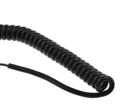 High quality with cheap price PU retractable spiral coiled ethernet ...