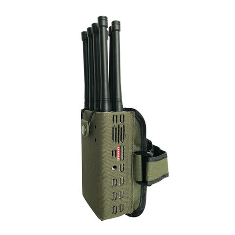 China 10 Bands 10W Handheld Jammers Portable Signal jammer 5G jammer ...