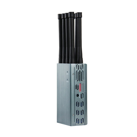 China 10 Bands 10W Handheld Jammers Portable Signal jammer 5G jammer ...