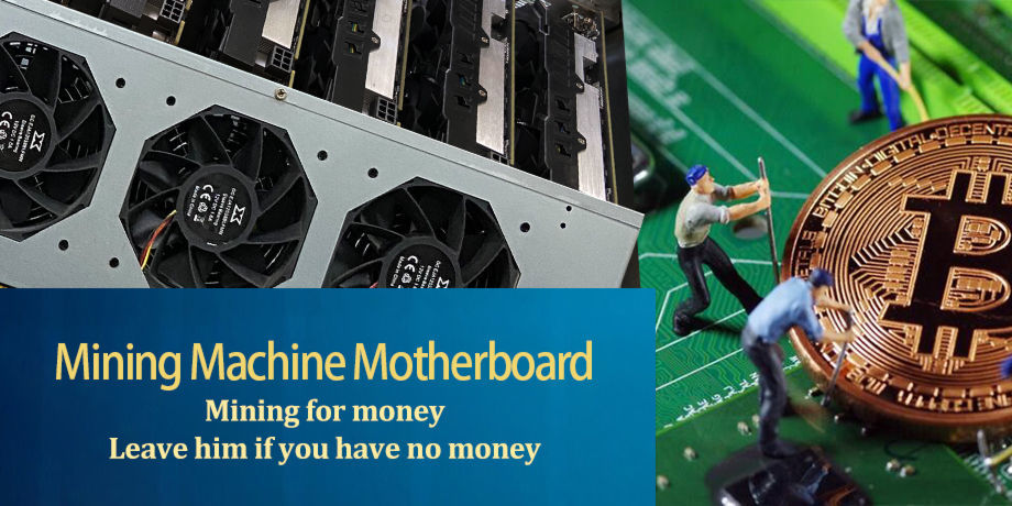 China Mining Motherboard Set with 580 1660s 8 GPU Mining 2000W PSU ...