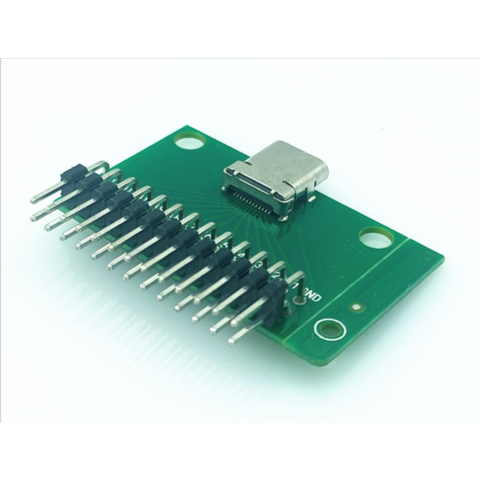 China Type-c Test female connector double row pin PCBA board TYPE -C ...