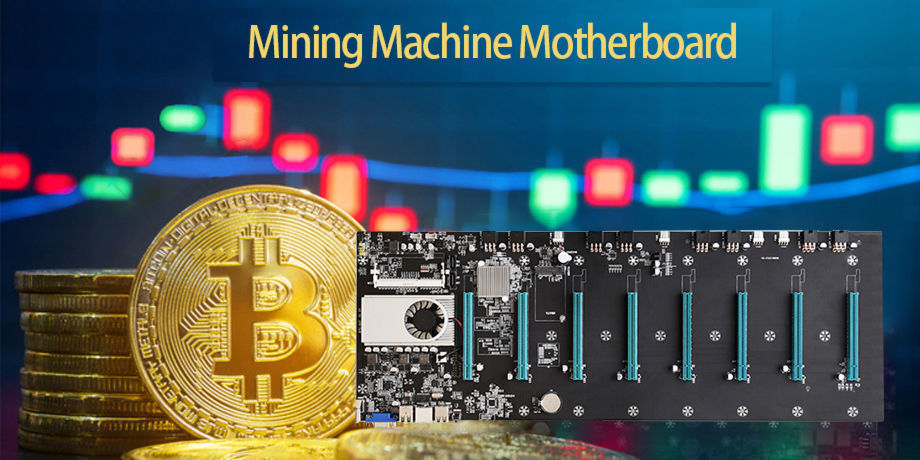 China Motherboard 8 graphic Ethereum Bitcoin Miner Machine Mainboard 8 ...