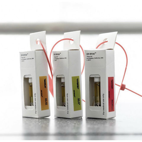 China Wholesale empty 0.8ml CBD/THC disposable Off White Cart with ...