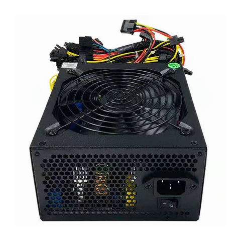 China 2000W PSU PC Power Supply Computer Switching Rig 8 GPU ATX PSU ...