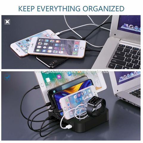 China New 5 USB port cell phone charging station for universal use max ...
