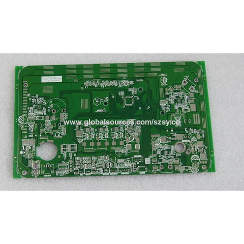 China 1.6mm 2-layer PCB Peelable blue glue PCB board HASL printed ...