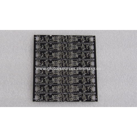 China 1.6mm 2-layer PCB Peelable blue glue PCB board HASL printed ...