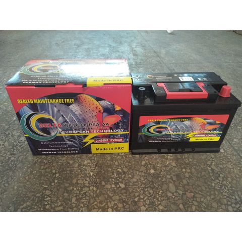 China DIN66MF 12V/66Ah Maintenance-free Lead-acid Storage Battery Auto ...