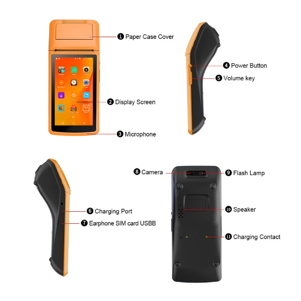 China GPRS handheld pos terminal for payment solution on Global Sources ...