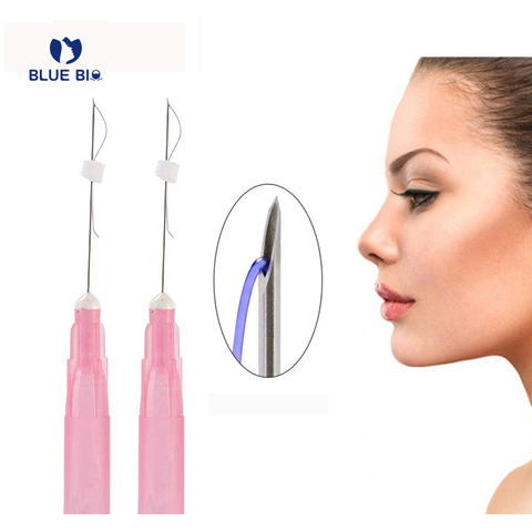 China Blue Bio Absorbable Lips Enlargement 30G 13Mm Mono Thread Filling ...