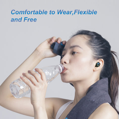 China New Arrival Solar TWS Earbuds V5.0 TWS bluetooth earphones with ...