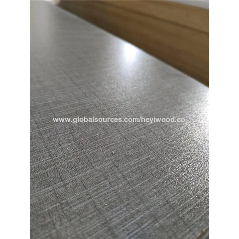 China Plain or melamine paper faced laminated MDF board E2 glue on ...