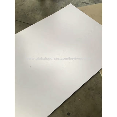 China Plain or melamine paper faced laminated MDF board E2 glue on ...