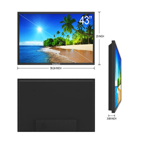 China Full Sun LED Backlight LCD Screen 65'' 4K Smart TV for Outdoor on ...