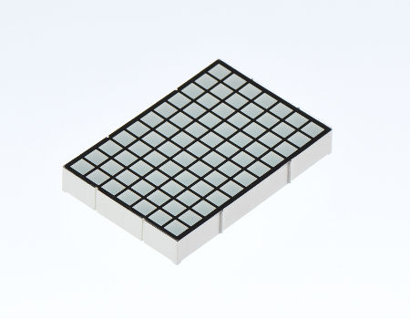 China 11*7Square dot matrix Highlight LED display Orange square dot ...