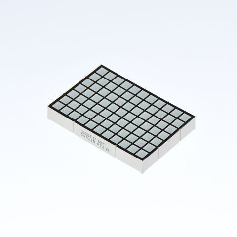 China 11*7Square dot matrix Highlight LED display Orange square dot ...