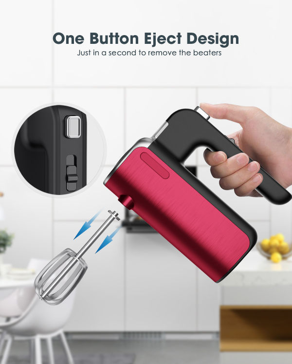Multifunctional Hand Mixer 4 speeds USB rechargeable Hand mixer Stand ...