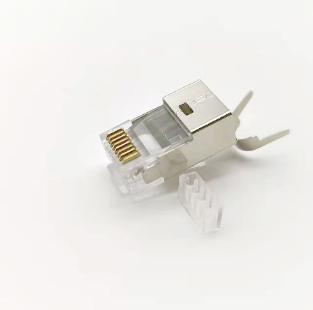 RJ45 cat8 8P8C 1.5mm STP connectors, RJ45 8p8c connectors RJ45 cat8 stp ...