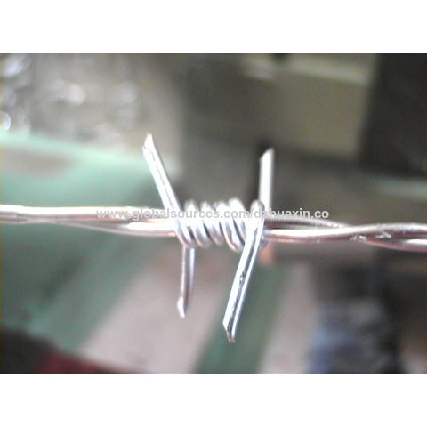 China Barbed Wire, Available with Twisting and Galvanization Woven ...