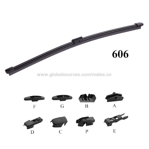 China New universal frameless wiper with spring steel backing. on ...