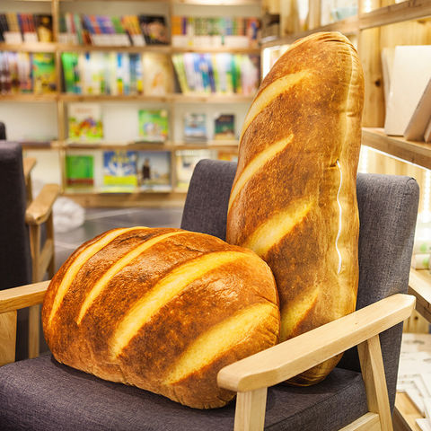 China Simulation bread shape pillow soft butter toast bread food ...