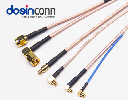 Cable Assembly SMA Male to SMA Plug Straight with Semi-rigid and Semi ...