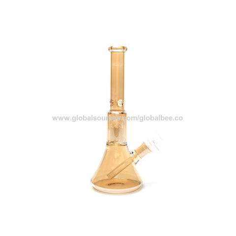 China 12.59inch Beaker Base Electroplate Plating Glass Bong with Ice ...