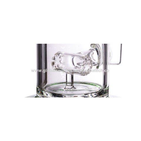 China 12" Inline hammer perc with splash guard glass bong on Global ...