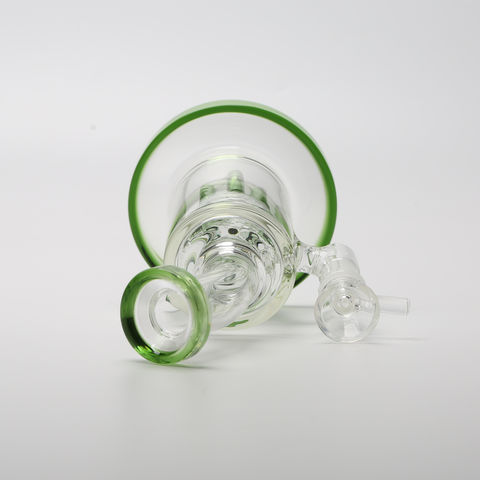 China Pink 8.07inch Glass bong hand blown colored bongs glass water ...