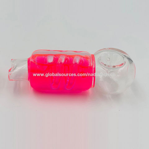 China Nadia Liquid Cooling Freezer Glass Hand Pipe on Global Sources ...