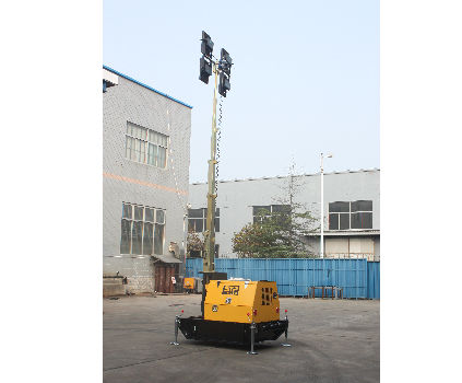Skid Mounted Light Tower with 9 meters Mast, Skid Light Tower Tower ...