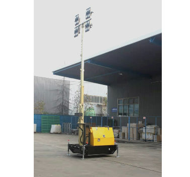 Skid Mounted Light Tower with 9 meters Mast, Skid Light Tower Tower ...