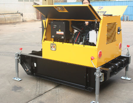 Skid Mounted Light Tower with 9 meters Mast, Skid Light Tower Tower ...