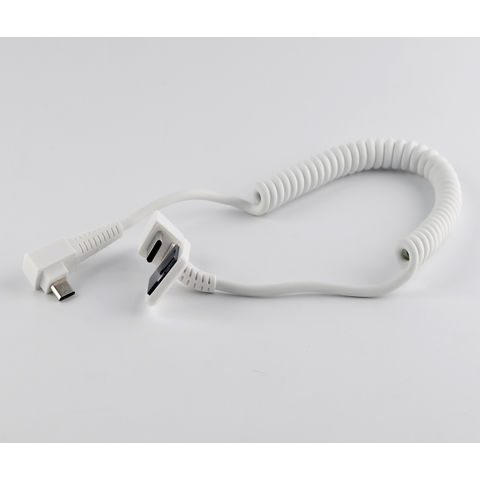 China TYPE C TO MICRO USB SPRING CABLE FOR MOBILE PHONE, TABLET PC ...