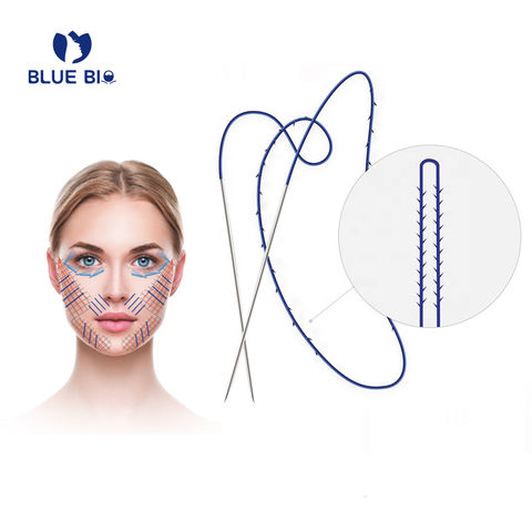 China Professional 20G 380Mm Barbed Cog Lift Face Double Needle Pdo ...