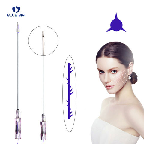 China Korea absorbable pdo blunt cog 3d 4d 6d 8d barbed pdo thread lift ...