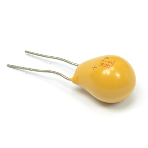 China Radial Tantalum Capacitor with Low Current Leakage, Suitable for ...