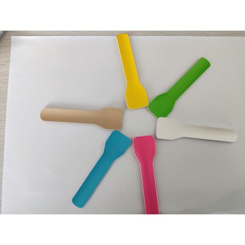 China 100% Biodegradable Disposable Paper Spoon for Fruit on Global ...