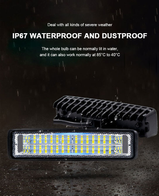 China 18W Automotive LED Work Lights BarFor Car SUV Off Road for Jeep ...