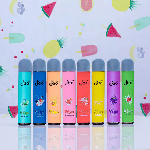 China JEC Viya TPD Disposable Vapor Pen Hookah Electronic Cigarettes ...