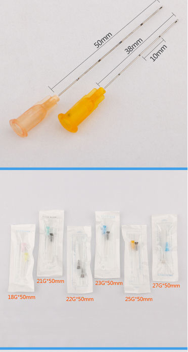 China Micro Cannula for Dermal Filler Injections Needle 18g 21g 22g 23G ...