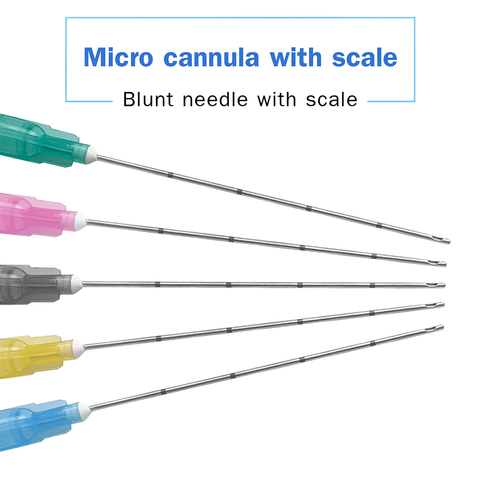China Micro Cannula for Dermal Filler Injections Needle 18g 21g 22g 23G ...