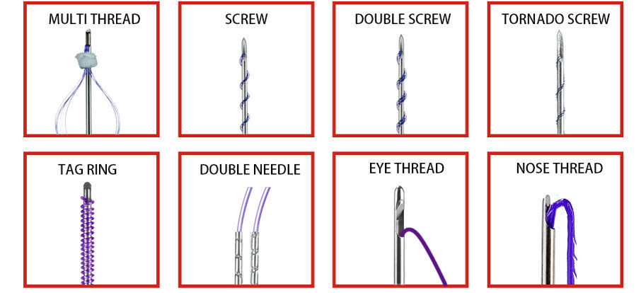 China CE Korea PDO Lifting Thread Cavern Screw Multi Thread PCL trando ...