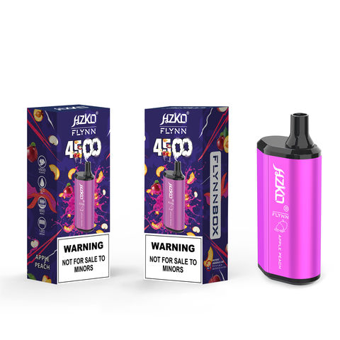 China Original HZKO FLYNN 4500 puffs 1500mah battery Disposable Vape ...