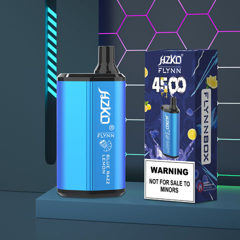 China Original HZKO FLYNN 4500 puffs 1500mah battery Disposable Vape ...